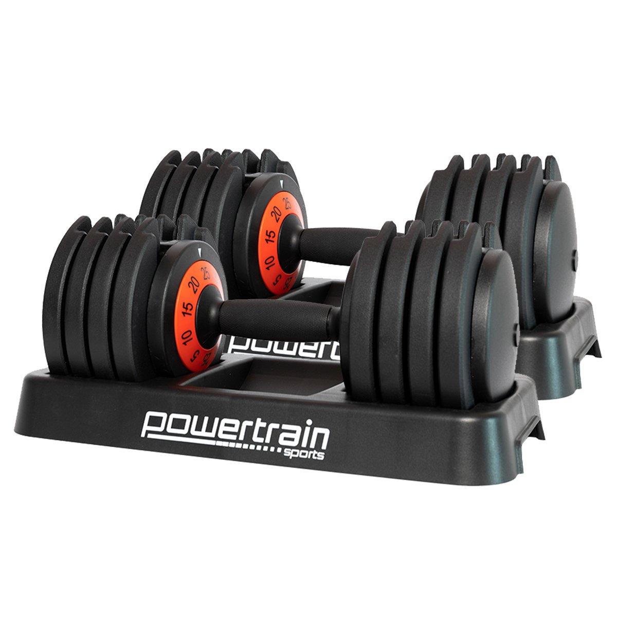 Powertrain GEN2 Pro Adjustable Dumbbell Set - 50kg – FitnessOne.au